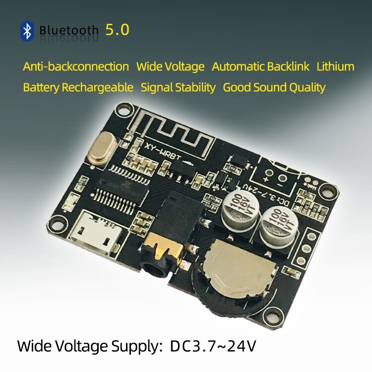 Bluetooth 5.0 Decoder Stereo Bluetooth Audio Module Wide Voltage ...